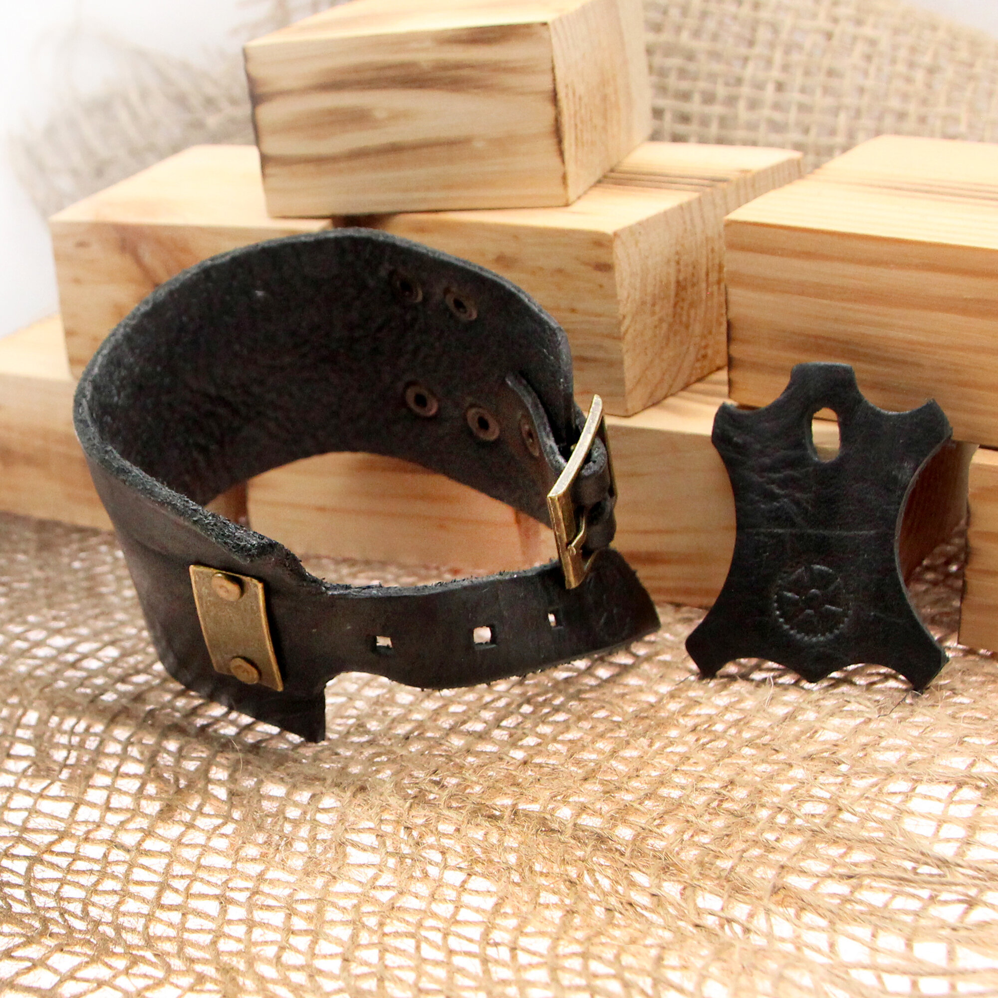 Браслет, кожа