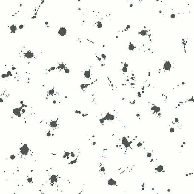 Обои York Collection Dream Big WI0175 B; 0,52х10,05 м. , Бумага с клеевым покрытием , черный, белый