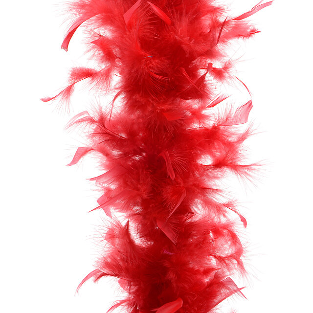 Гирлянда Боа из Перьев 184 см красный, Kaemingk, 729756