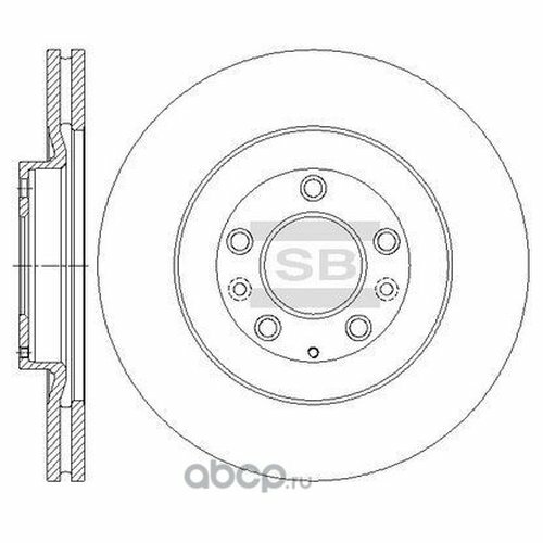 Диск тормозной Hi-Q SD4447