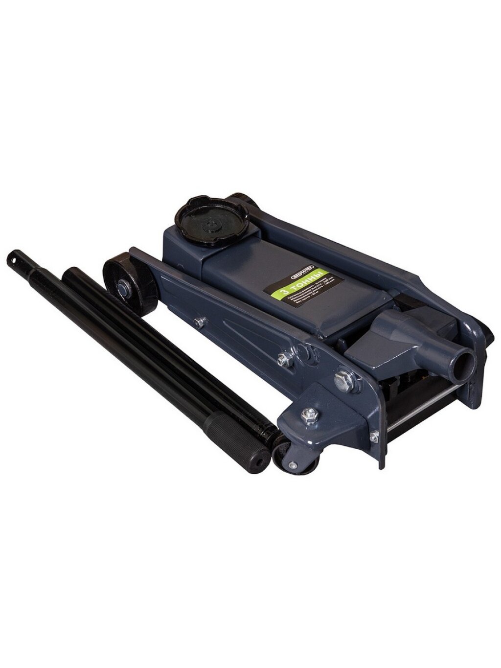 Домкрат подкатной 3 т. Skyway гидравлический 140-460 мм