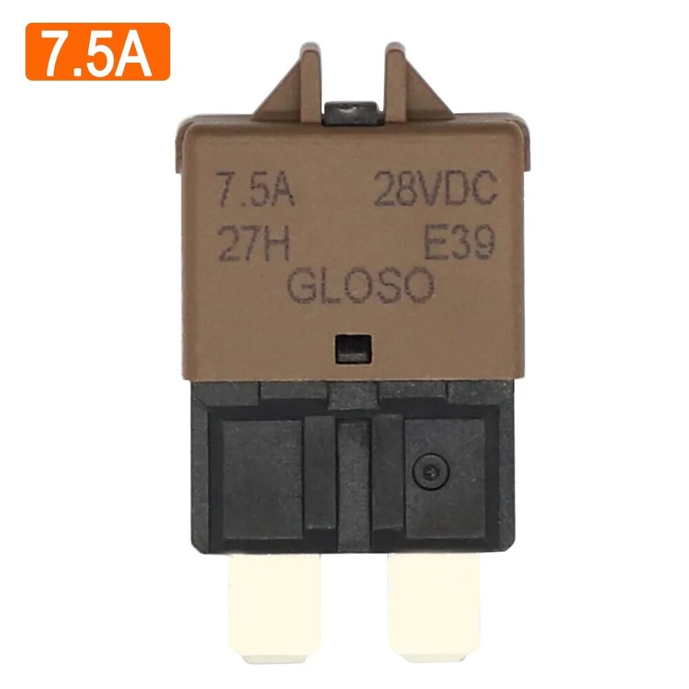 Автоматический выключатель 5-30 А, автоматическое восстановление, ручной сброс, лезвие ATC, предохранитель, автомобильные аксессуары, защита от перегрузки по току, автомобильные протекторы 7.5A