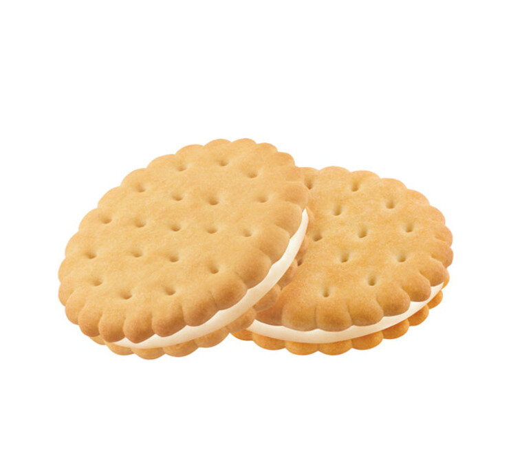 Печенье-сэндвич со сливочным кремом, затяжное (коробка 3,4 кг) Яшкино