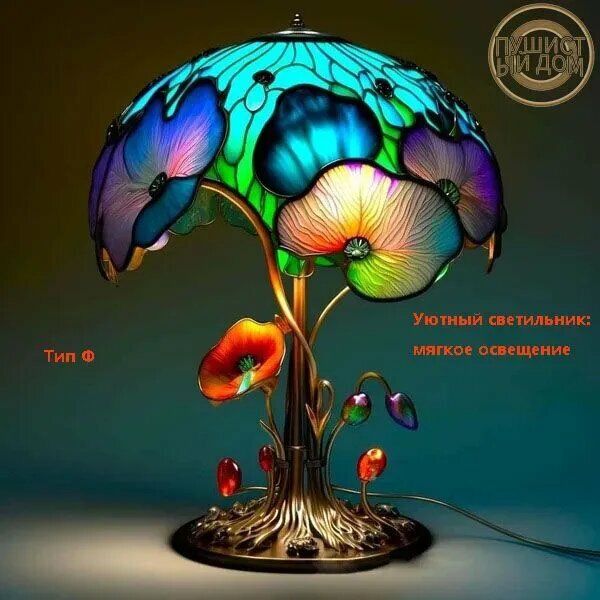 Грибная семицветная настольная лампа - декоративная фигурка для дома, двора и дизайна сада. Грибная лампа из смолы