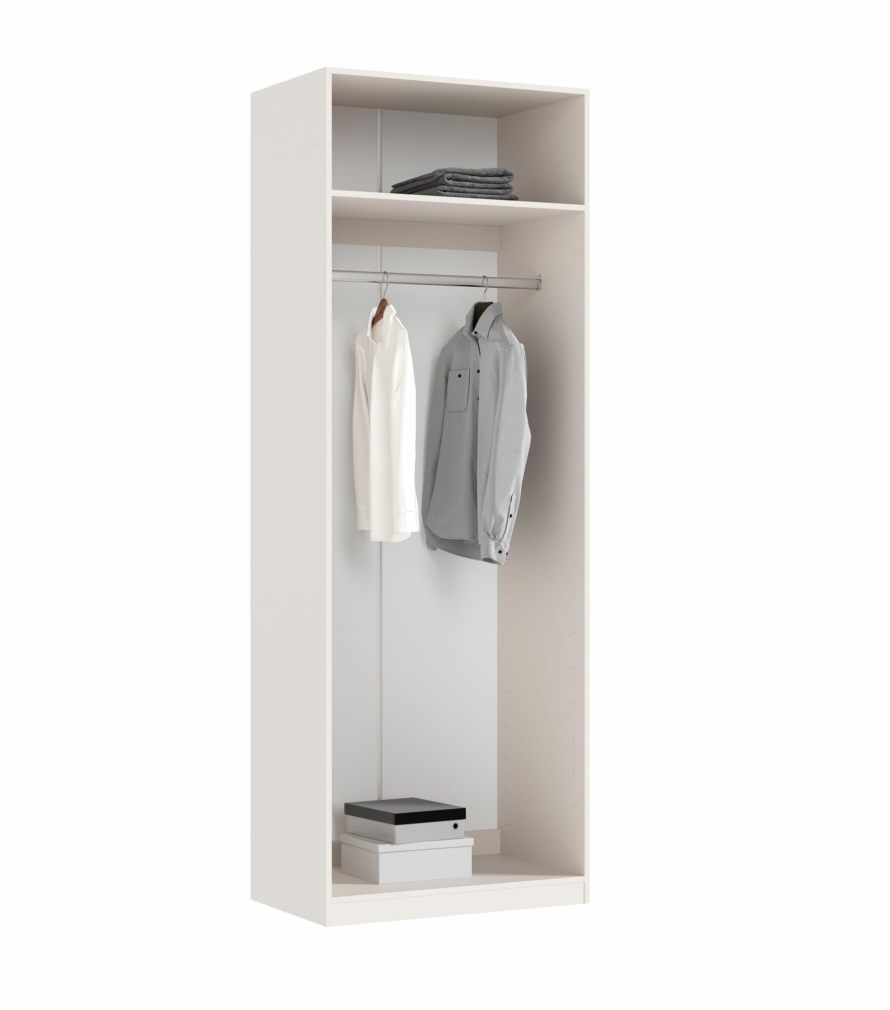 Гардеробная Ларго. Шкаф открытый 800. Кашемир