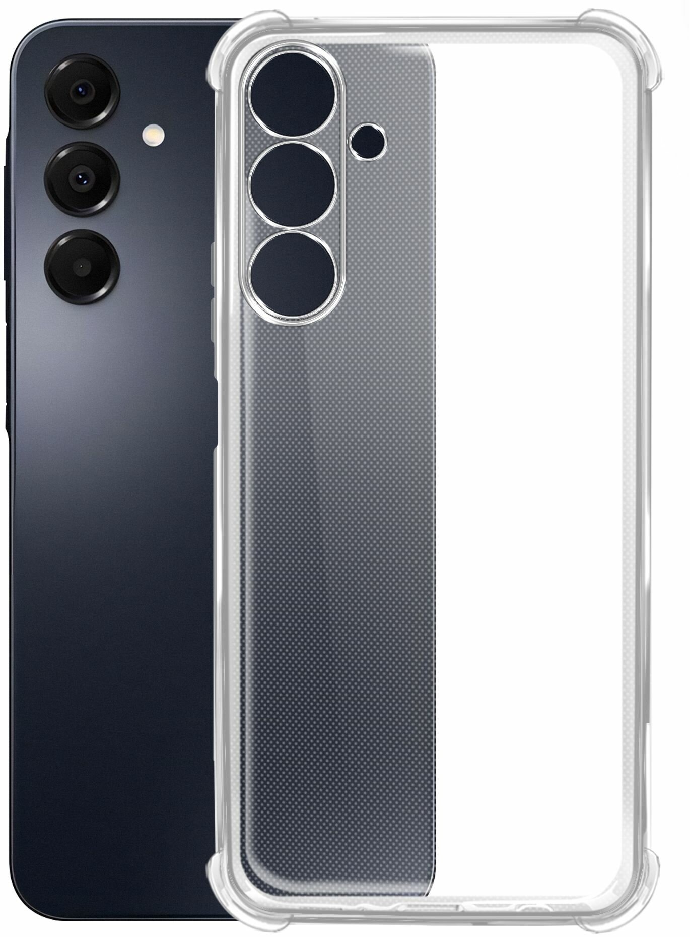 Чехол BoraSCO для Samsung Galaxy A16 4G Bumper Case прозрачный