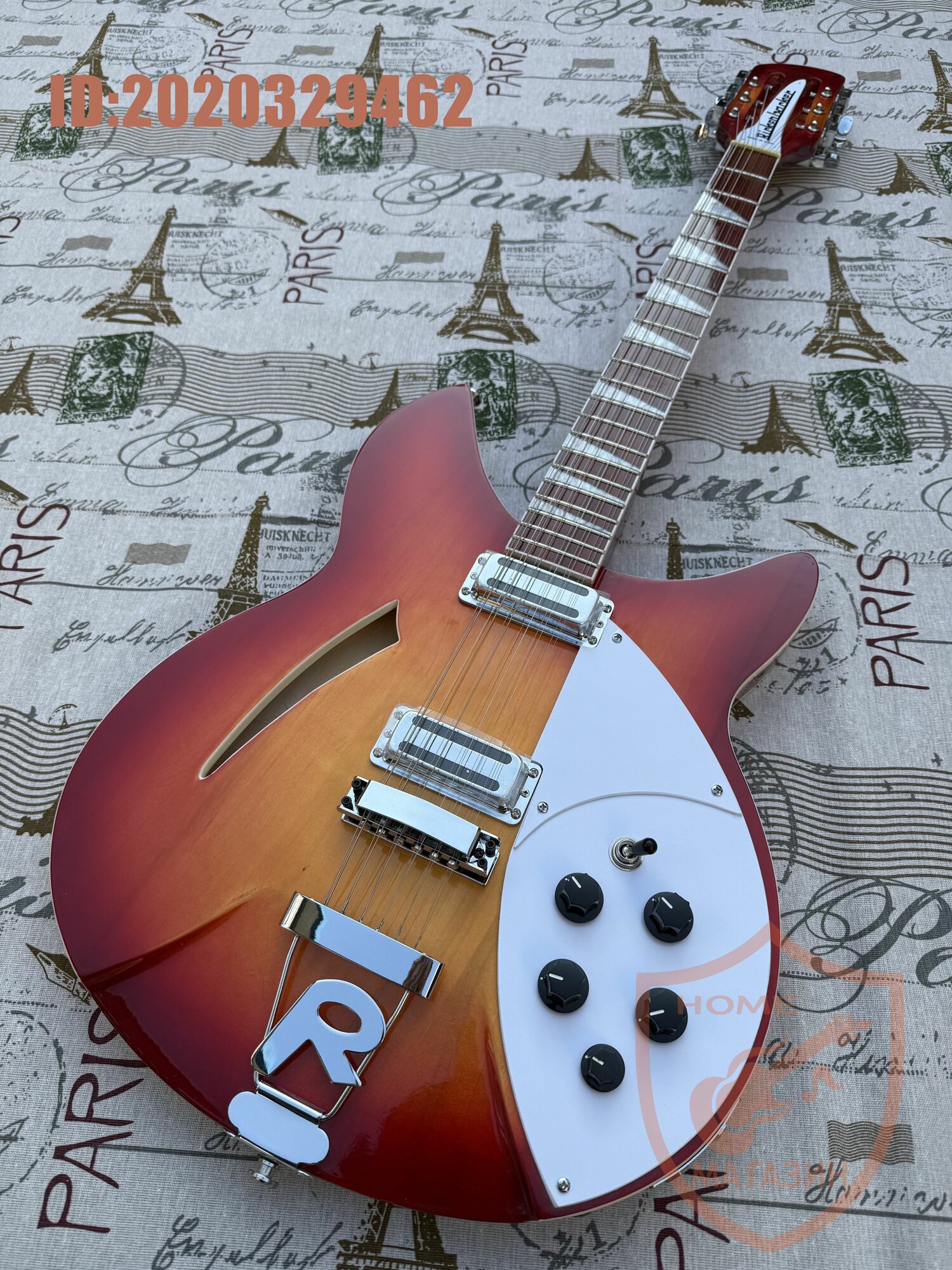 Персонализированная 12-струнная бас-гитара