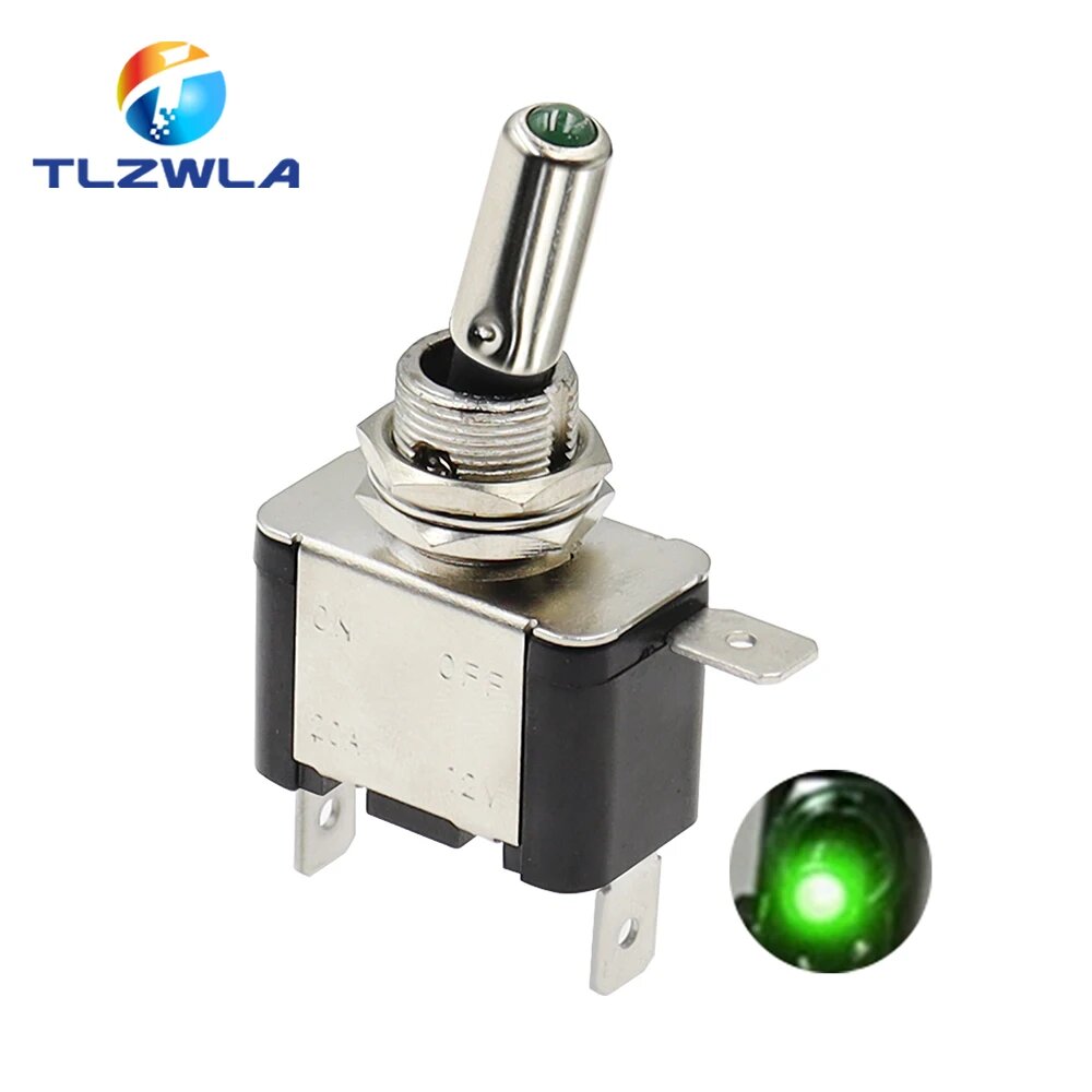 Тумблер TLZWLA с подсветкой Green light