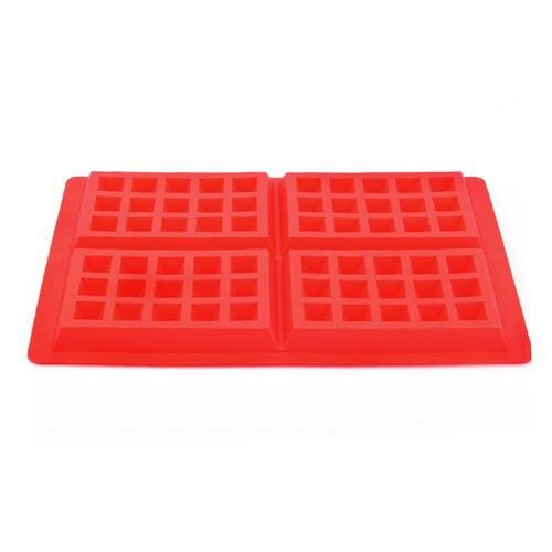 Life83 Силиконовые вафли форма торт шоколадная тарелка силикон форма для выпечки инструмент для выпечки красный