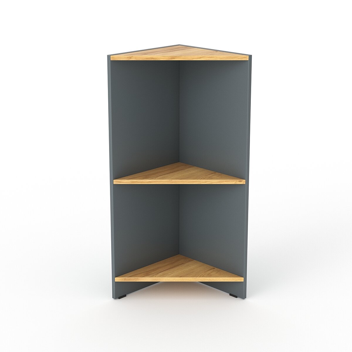 Прилавок "тандем мини" №6 угловой, Темно-серый и Дуб Золотистый