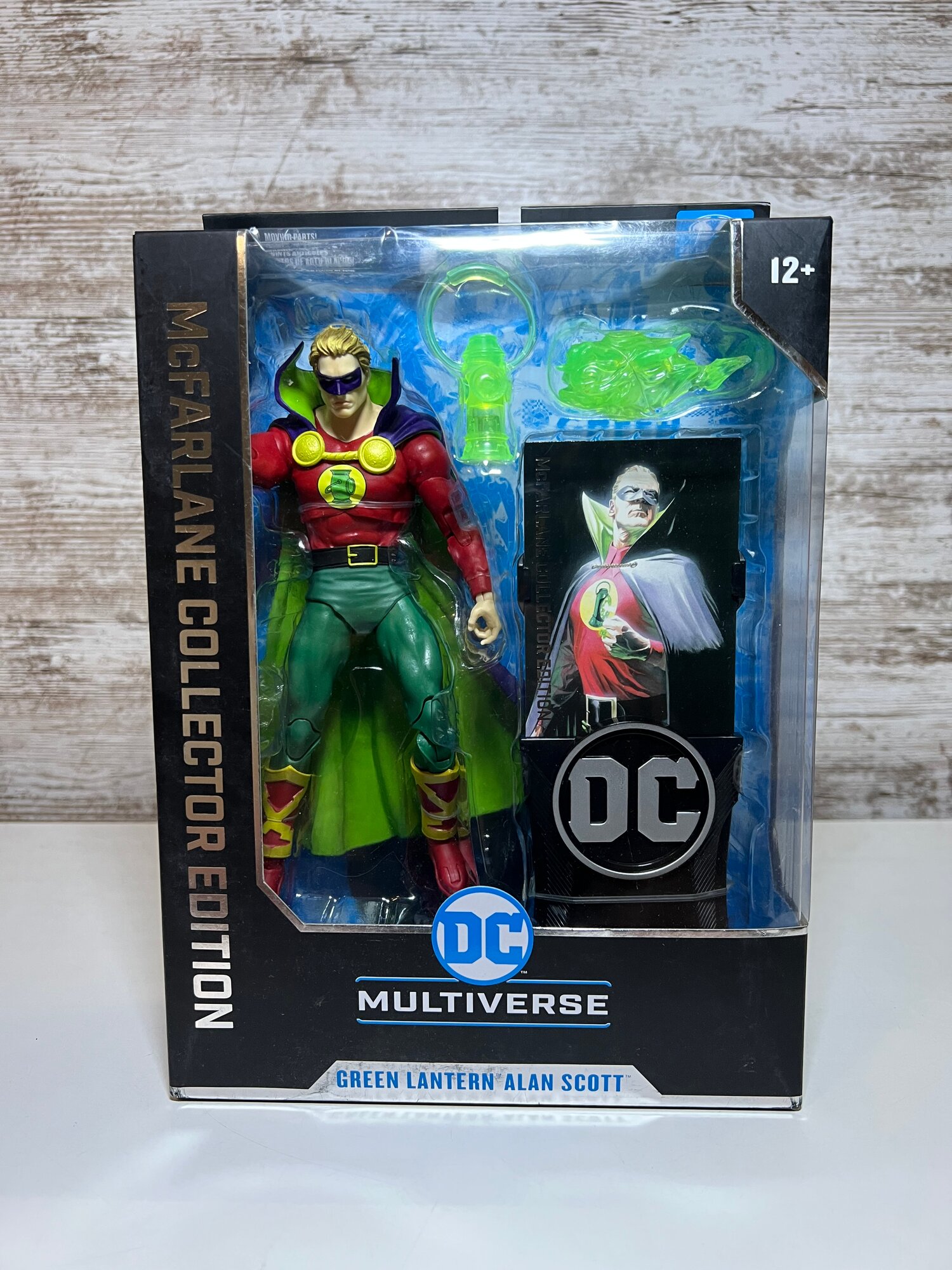 Фигурка Зелёный Фонарь, DC Multiverse, Green Lantern Alan Scott, 18 см, от McFarlane toys