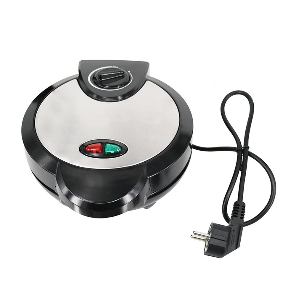 Двусторонний гриль для блинов 8.3 дюйма многофункциональная сковорода для омлетов машина для хрустящих рожков для мороженого нонстик легко очищается 220V черный нержавеющая сталь 1200Вт евроразъем 1500гр 1шт