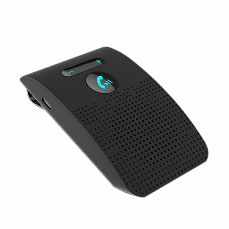 Автомобильный комплект громкой связи Bluetooth 5.0, Hi-Fi-динамик, 2 Вт, беспроводной аудиоприемник, MP3-плеер, шумоподавление, солнцезащитн