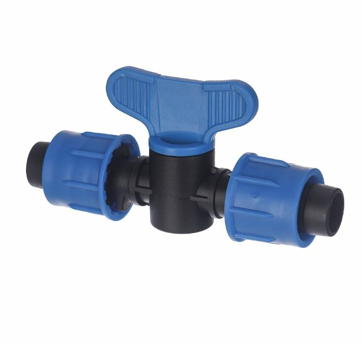 Кран проходной для ленты капельного полива MP-У