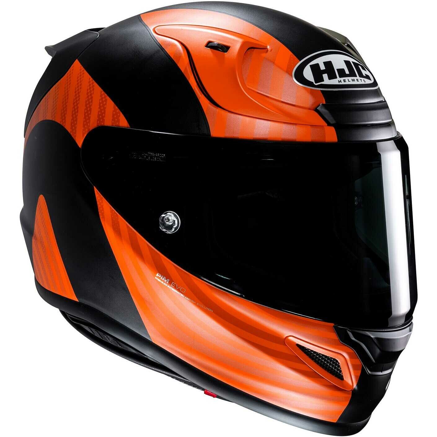 Мотошлем интеграл HJC RPHA 12 OTTIN зеленый/оранжевый матовый размер M