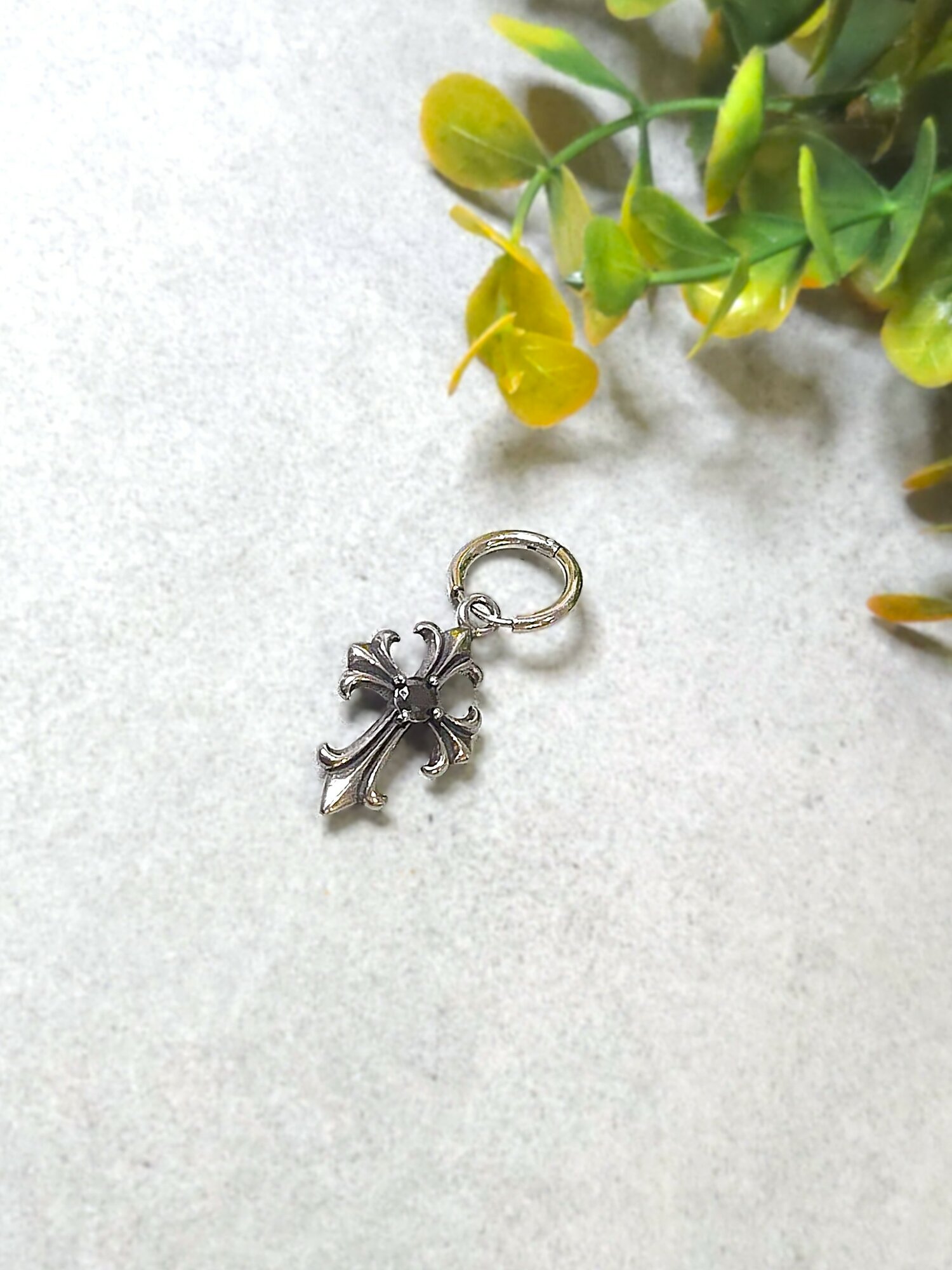 Моносерьга, фианит, искусственный камень