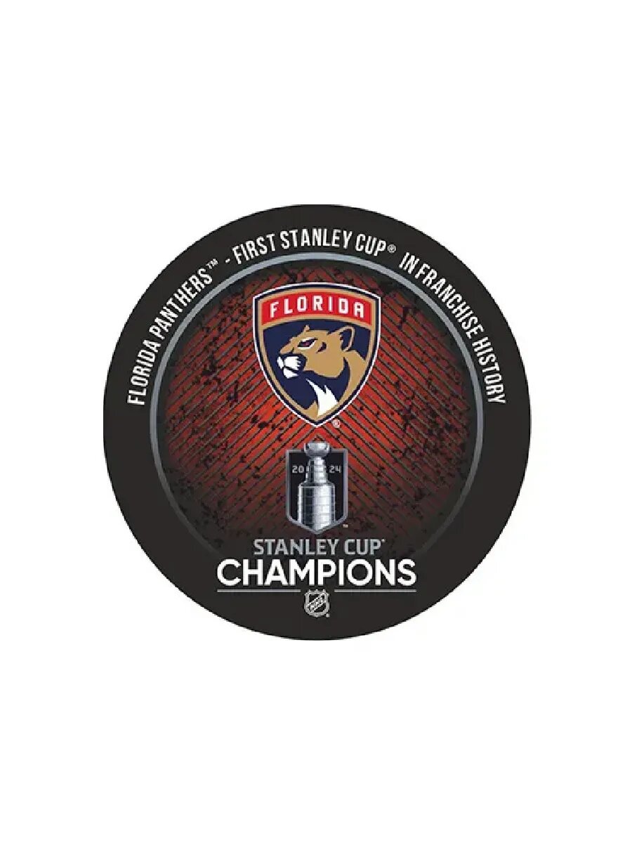 Шайба НХЛ Champions 2024 Флорида FIRST STANLEY CUP 1-ст.