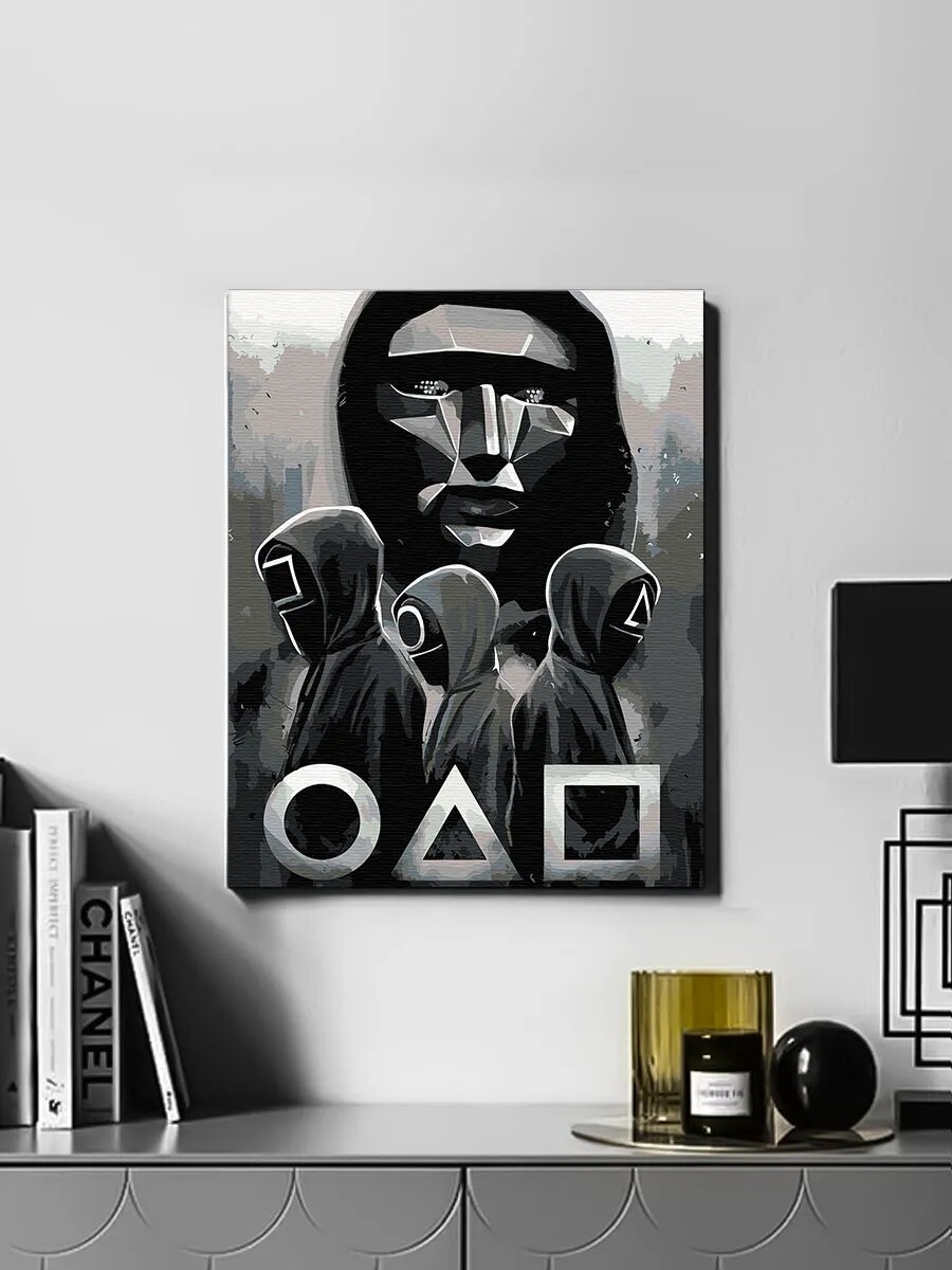 Картины по номерам Охранник Игра кальмара