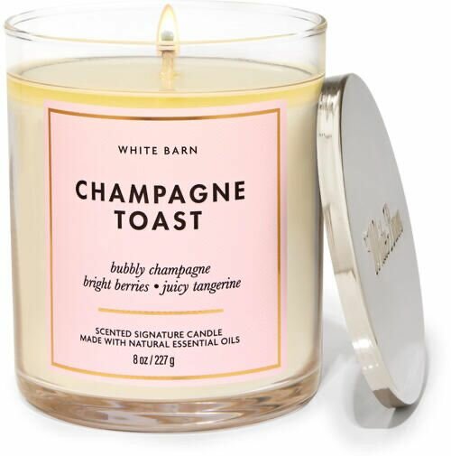 Bath And Body Works ароматическая свеча с 1 фитилем Champagne Toast