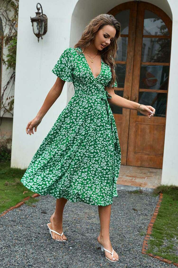 Платье , размер XL, green — фото 1