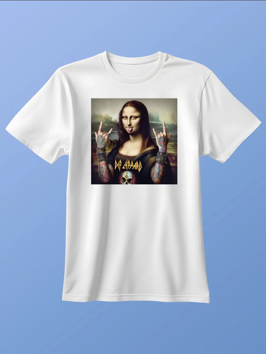 Футболка мона лиза рокер