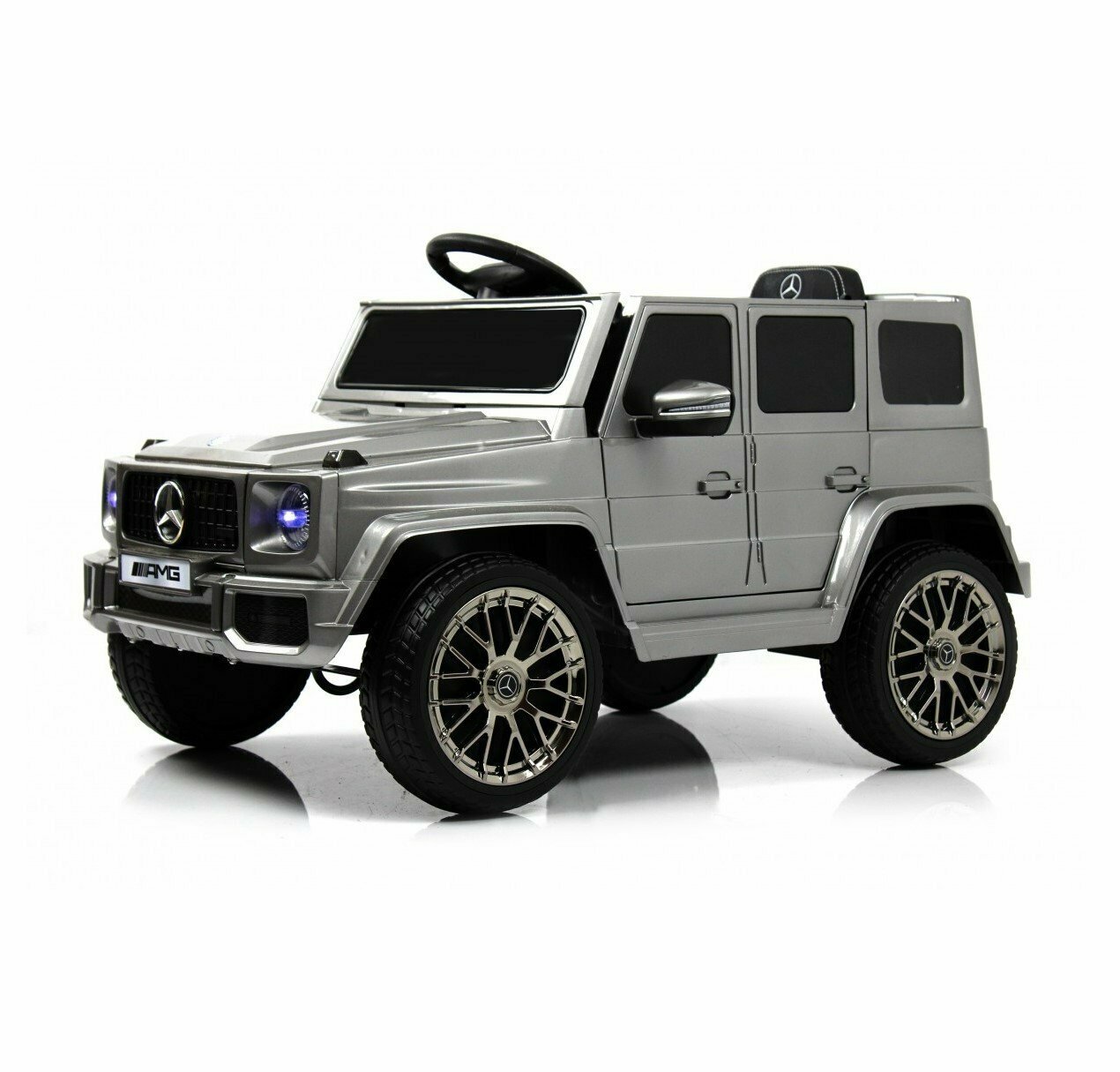 Детский электромобиль Mercedes-AMG G63 G222GG серый глянец, на аккумуляторе, для детей 1-4 лет