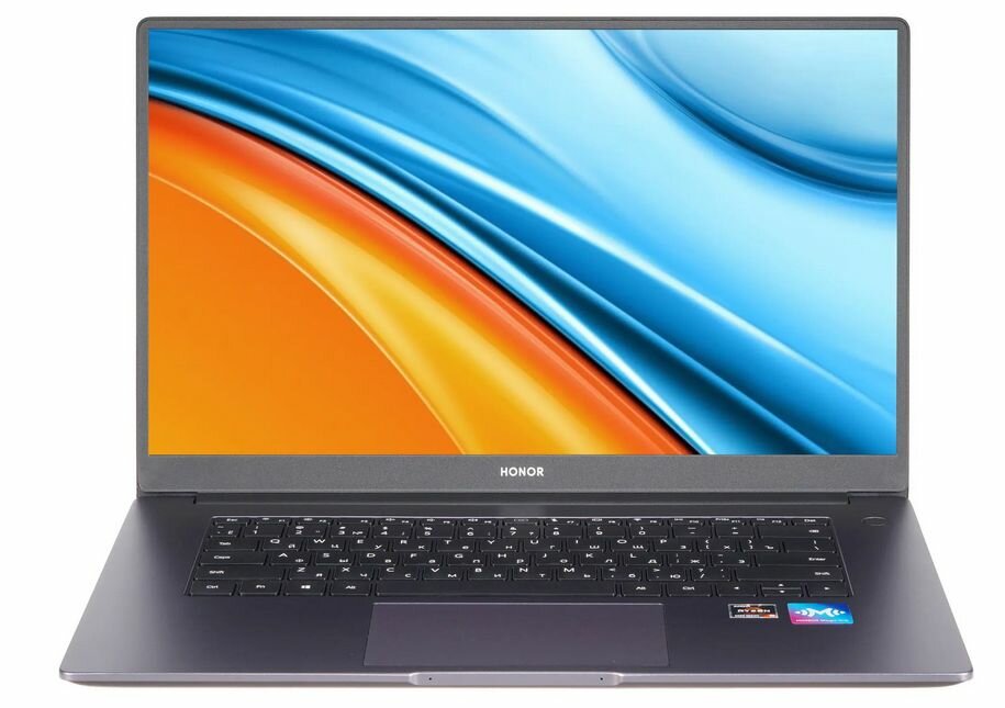 15,6" Ноутбук HONOR MagicBook 15 BMH-WFQ9HN (5301AELH) серый - 1920x1080, IPS, AMD Ryzen 5 5500U, ядра: 6 x 2,1 ГГц, 16 ГБ, SSD 512 ГБ, AMD Radeon Graphics, Windows 10 Pro