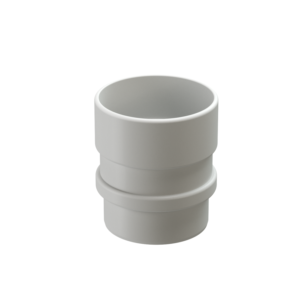 Docke LUX Муфта соединительная (Пломбир), диаметр трубы 100, толщина 1.9