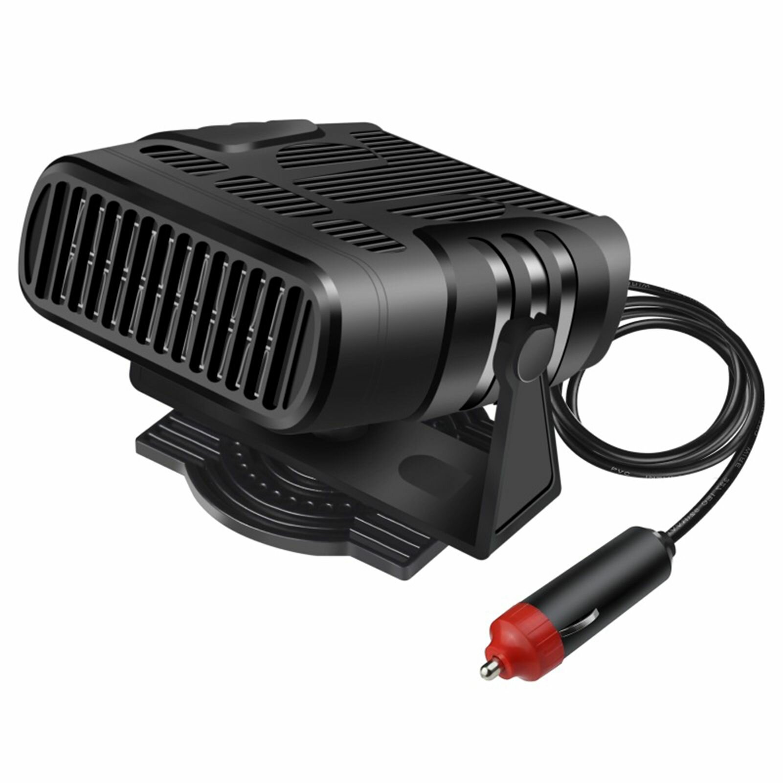 Автомобильный обогреватель 120W 12V с подключением в прикуриватель, регулировка 360