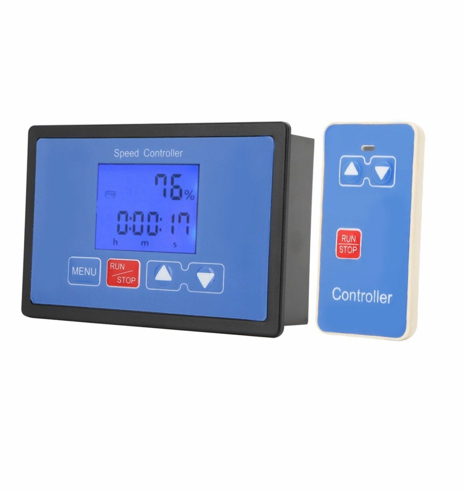 Контроллер двигателя DC, регулировка потока, 30А, 10-100%, синий