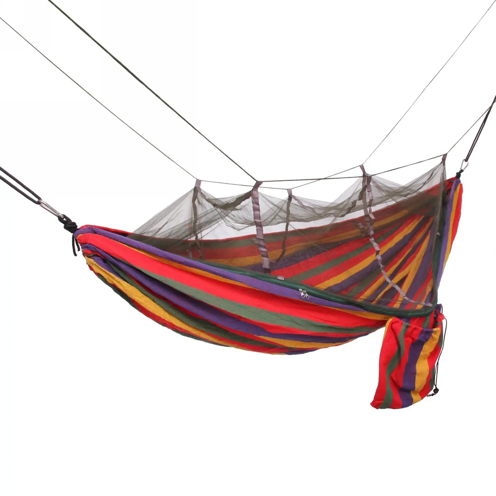 Гамак двухместный 200х150см «Шатер», хб, с москитной сеткой, в сумке