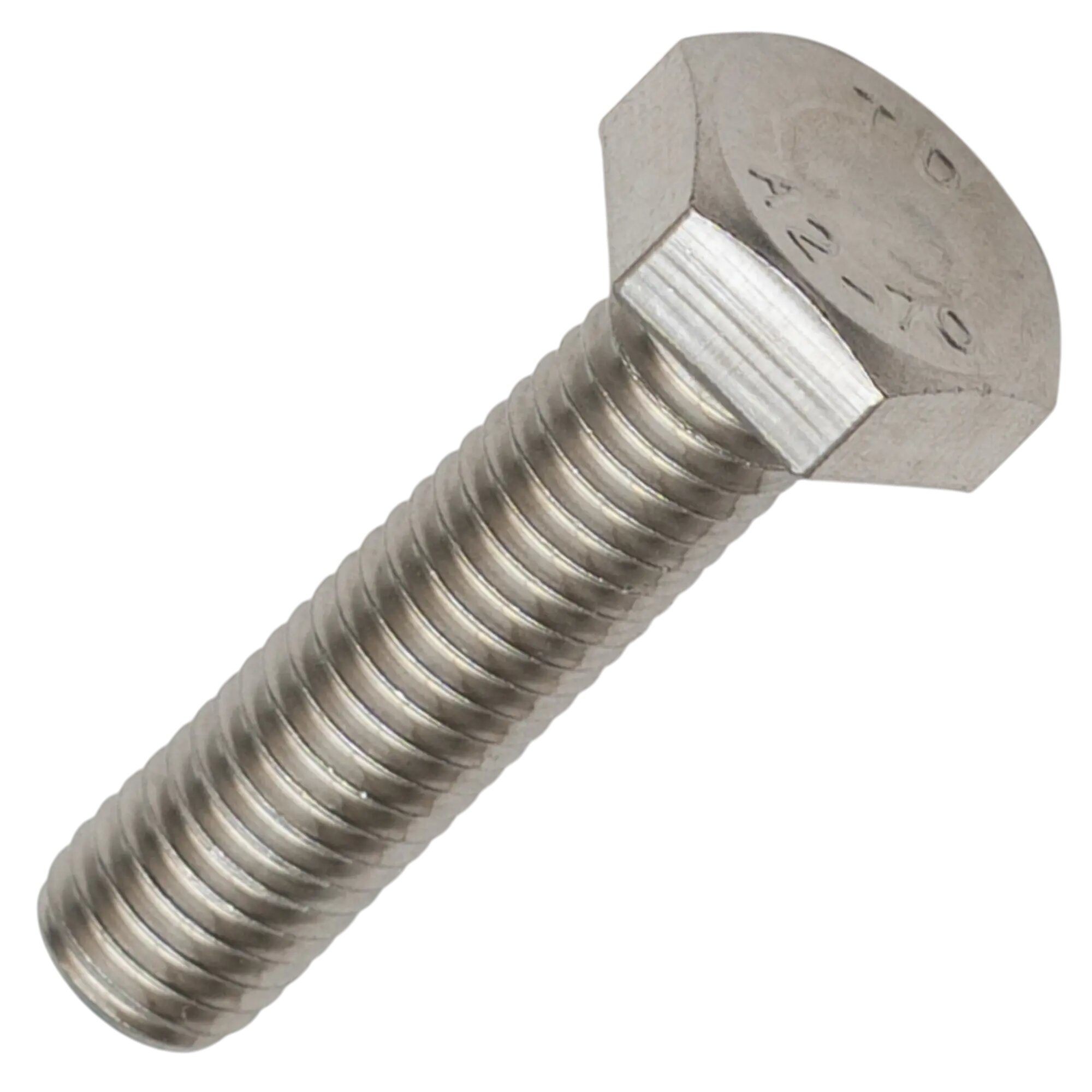 Болт DIN 933 нержавеющая сталь A2 10x40 мм резьба М10 комплект 4 шт для монтажа