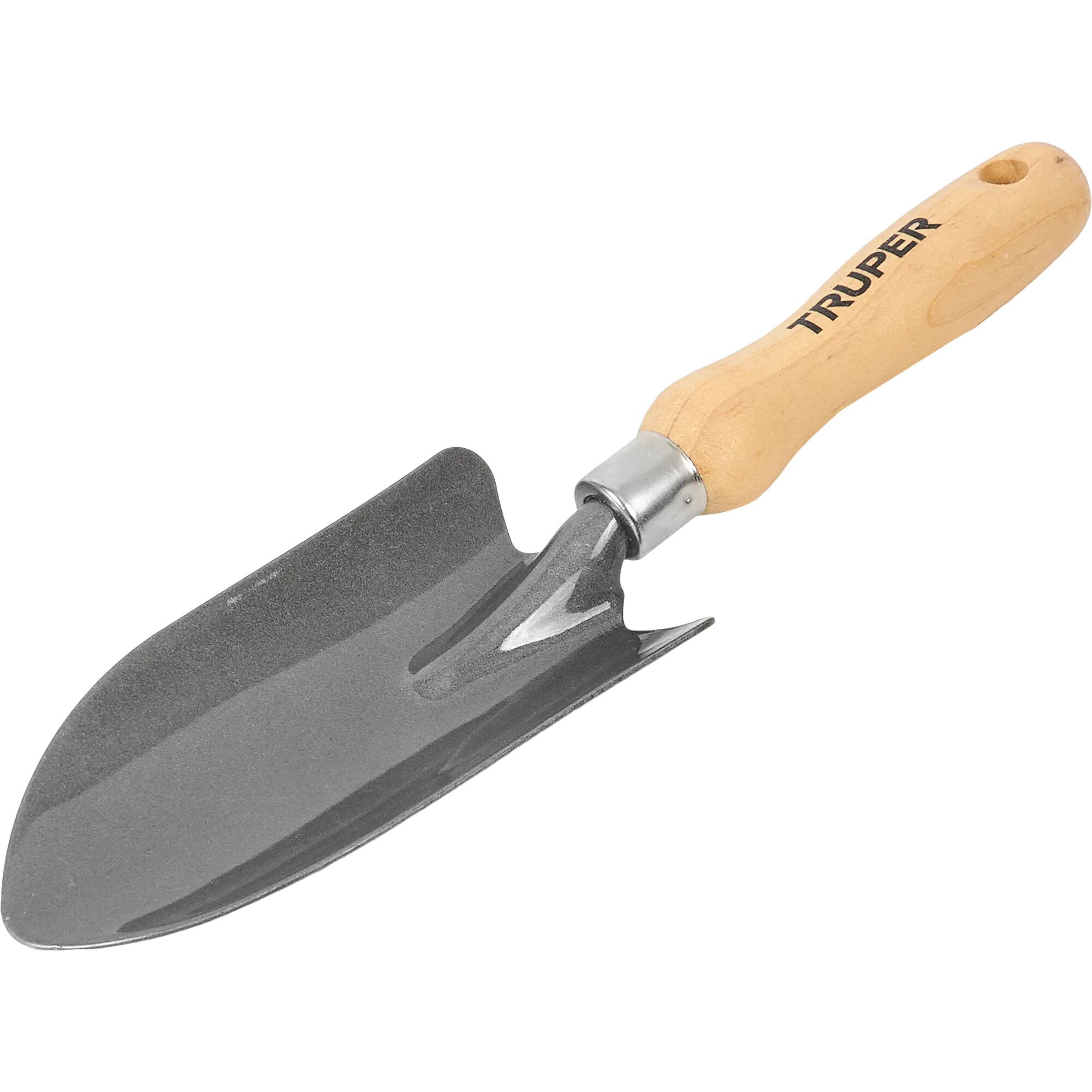 Truper Совок садовый 15020 с деревянным черенком 30 см сталь бежевого цвета в саду