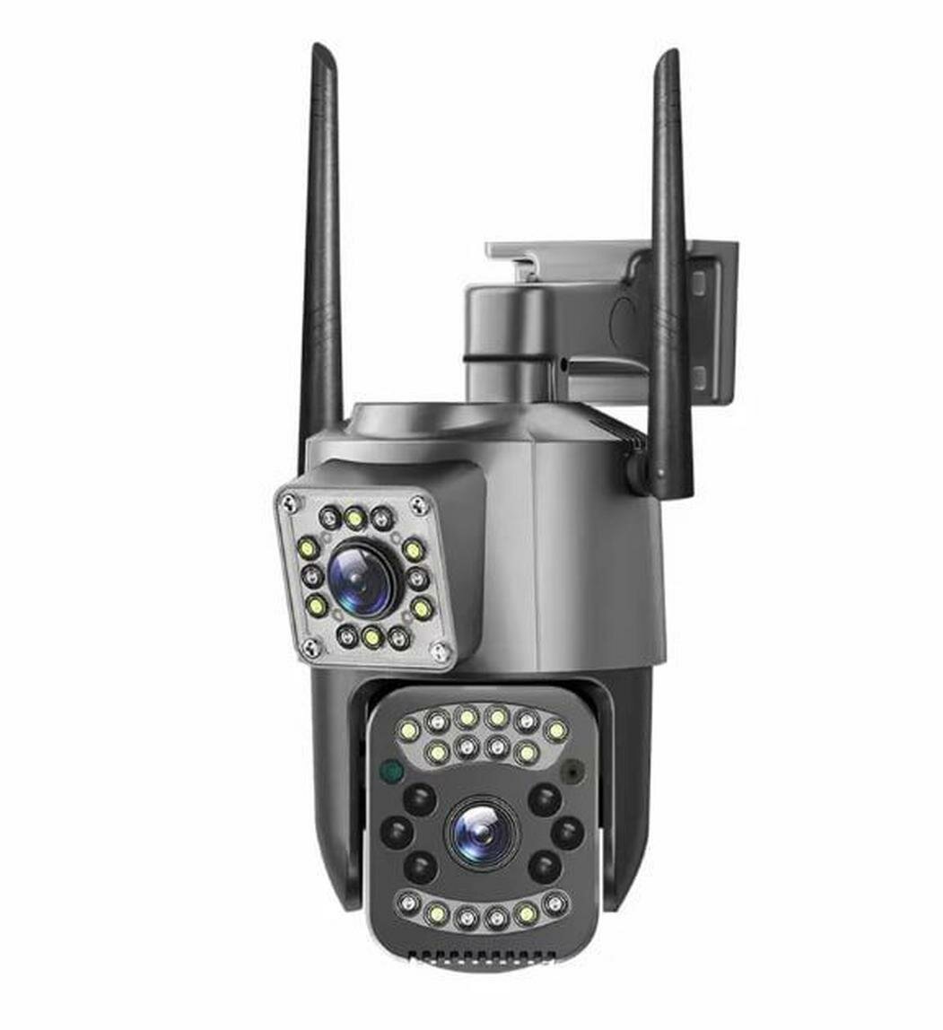 Уличная поворотная WI-FI видеокамера1080 с двойным объективом V380PRO