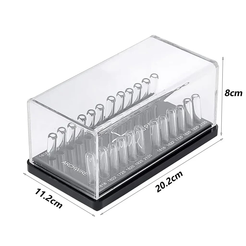 1 шт, стоматологическая ортодонтическая арка, проволочная коробка для хранения, предварительно сформированная арка, проволочная рамка, органайзер, держатель, круглые/прямоугольные дуги Rectangular
