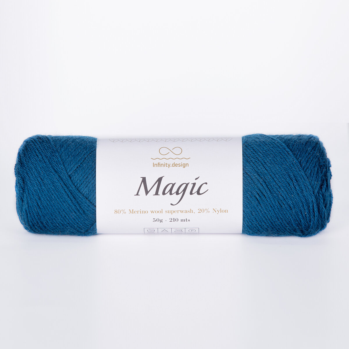 Носочная пряжа Infinity Design Magic (6545 Petrol) 4 мотка