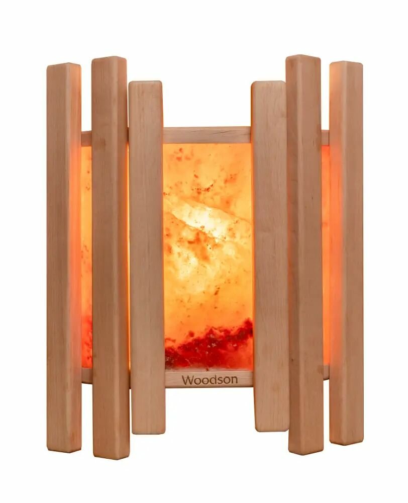 Абажур Woodson Trio с гималайской солью, ольха