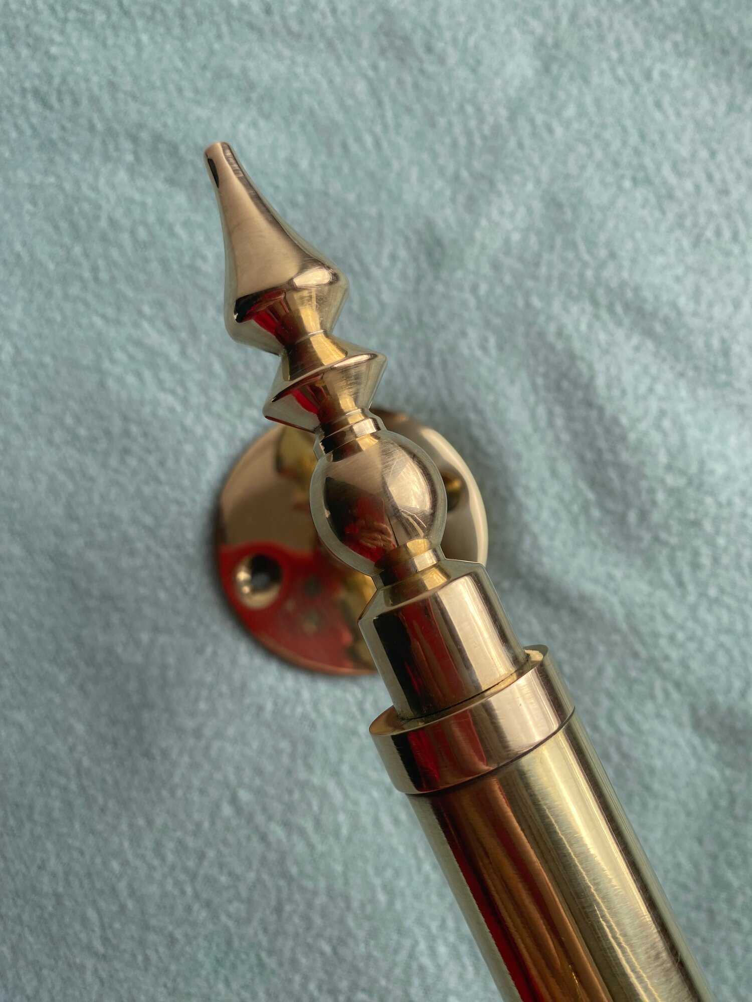 Ручка дверная - скоба "Ферзь"латунь