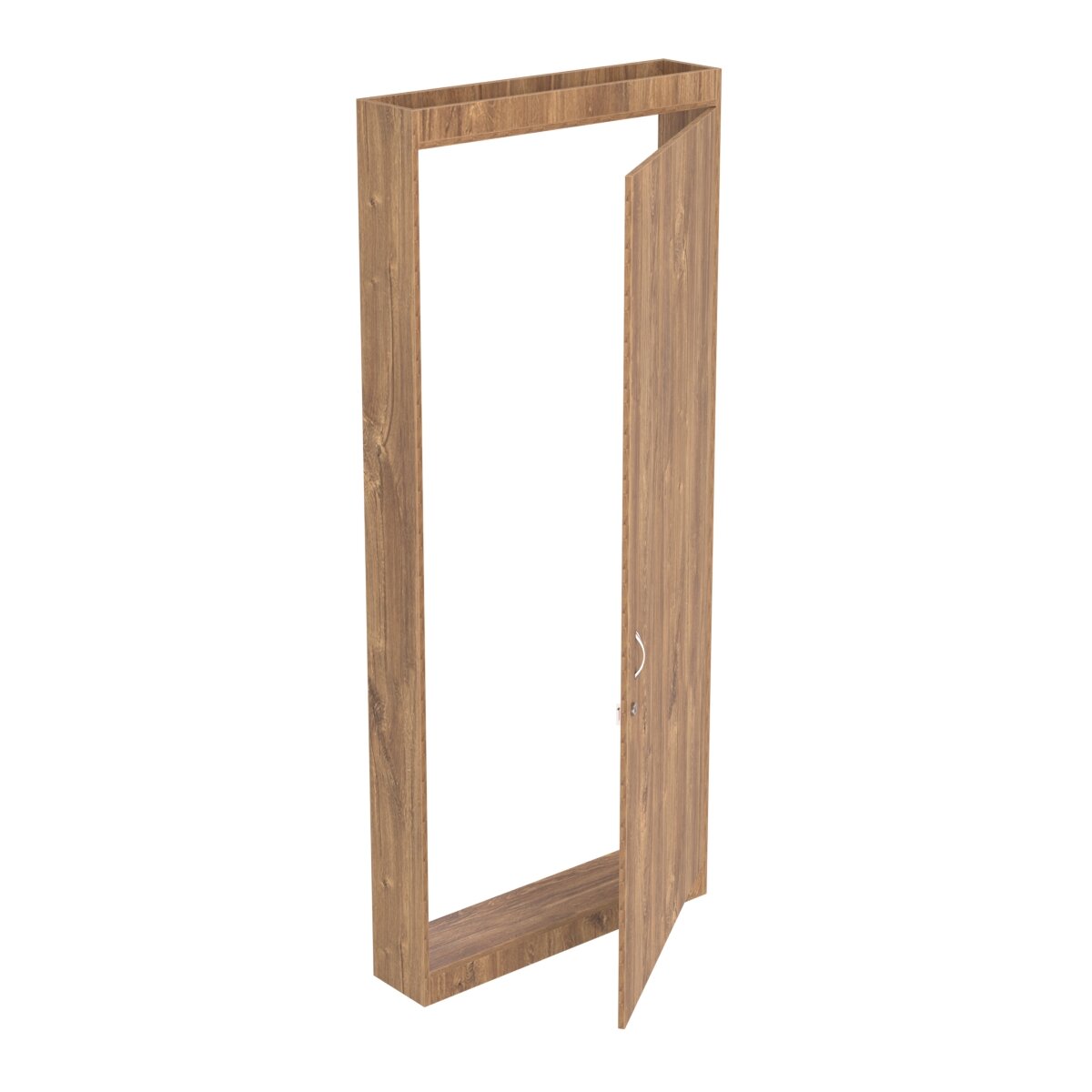 Алмаз Дверной блок, Дуб Канзас коричневый