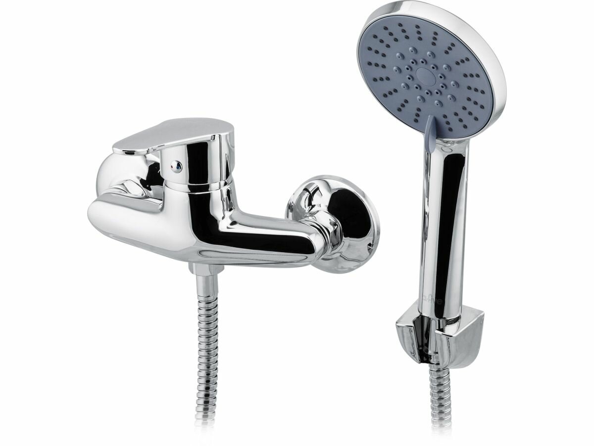 Смеситель для душа (Lt) D40, серия Crocus хром, a-five (На стену, Излива нет) (А5-0131)