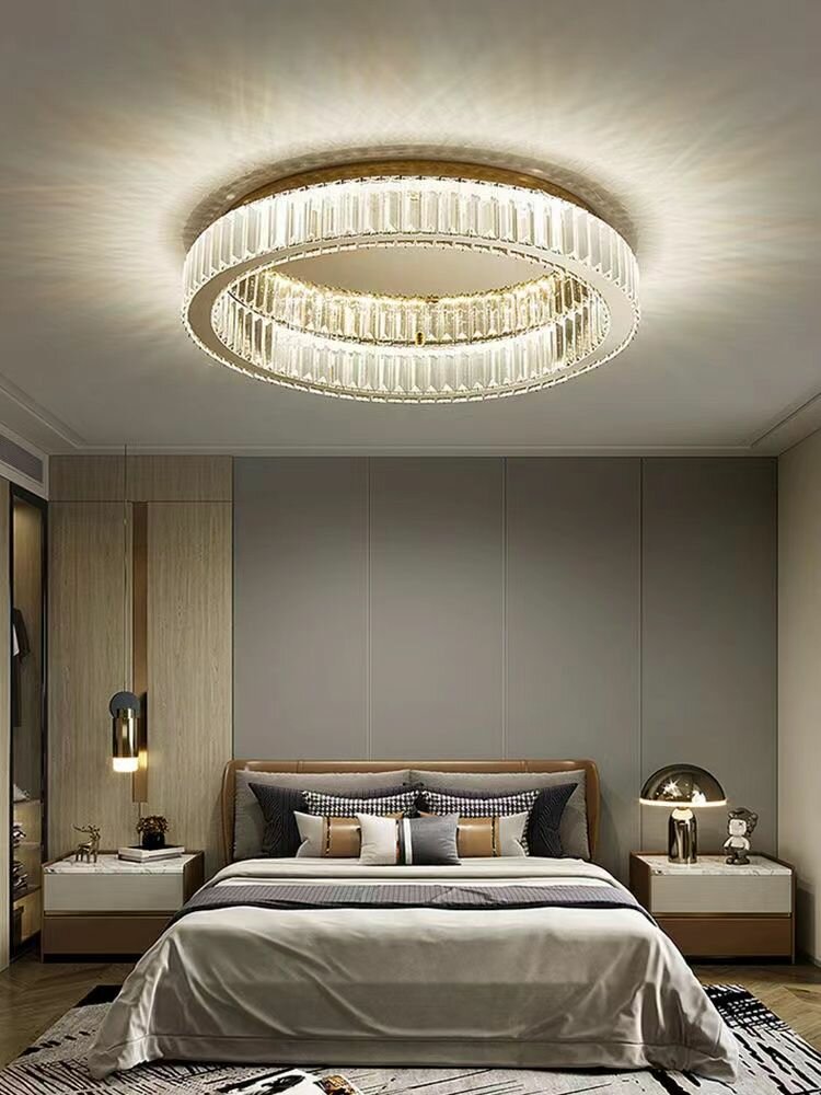 Люстра Clear Lighting "Round Crystal Ceiling Lamp", потолочная, хрустальная,50cm