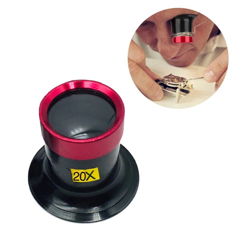 Профессиональная лупа 20x для часов
