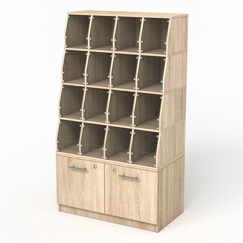 Стеллаж для конфет, орехов, сухофруктов "орешек" №5, Дуб Сонома