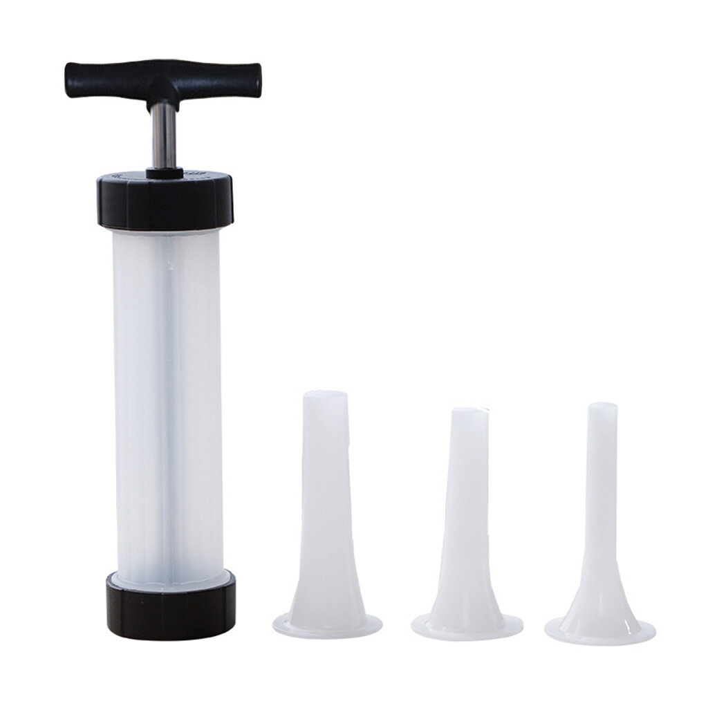 Набор Шприцев для Инжекции Мяса с 3 Сменными Пластиковыми Трубками Для Инжекции Маринада для Домашнего Приготовления Мясных Пищевых Принадлежностей