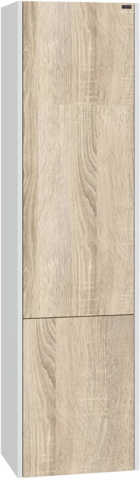 Пенал Санта Меркурий 700457 подвесной R, белый матовый/дуб янтарный