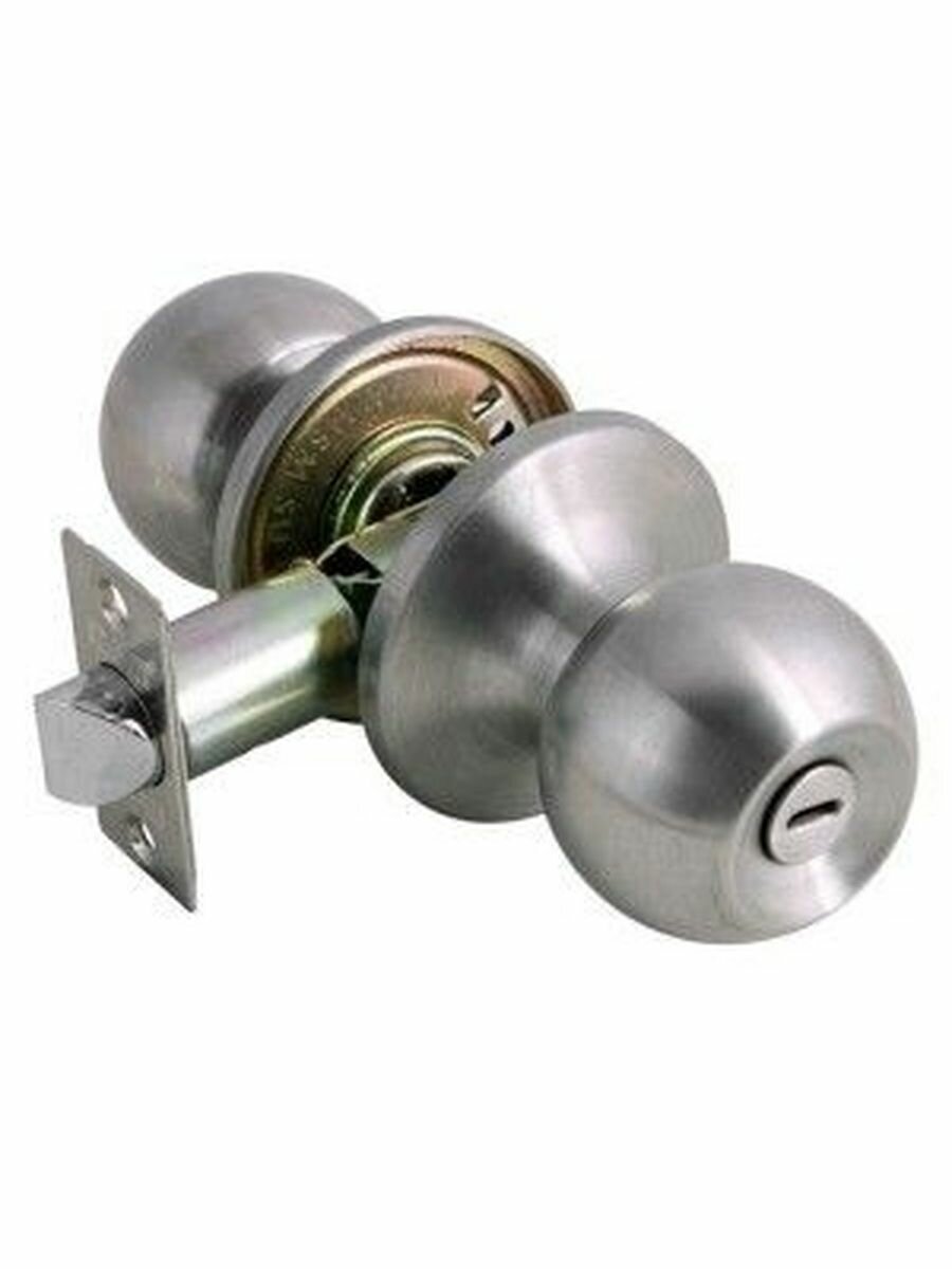 Ручка защелка для межкомнатных дверей Z1-A SN (Матовый никель) MSM