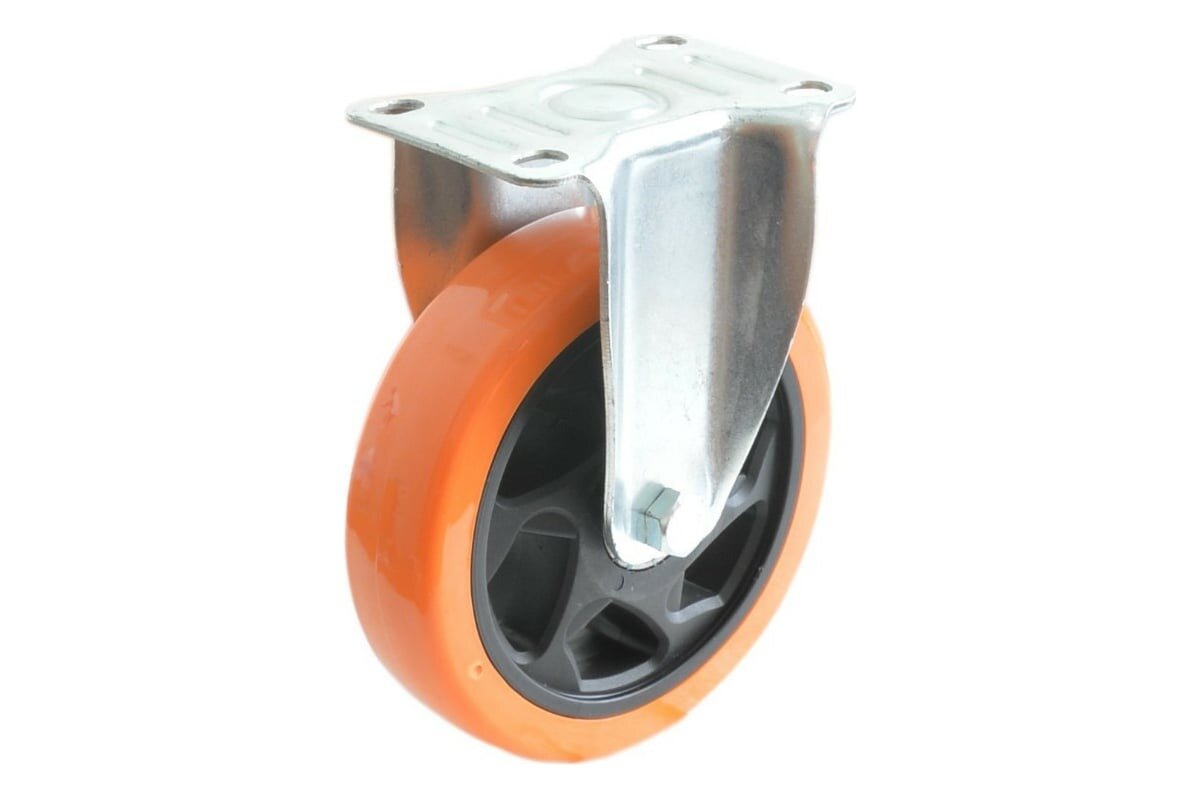 Колесо ПВХ 100 мм, неповоротное LongWay 4021100 PVC