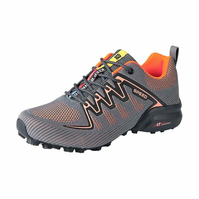 Мужские кроссовки для бега, уличные дышащие противоскользящие износостойкие кроссовки на шнуровке, мужские кроссовки для бега, тренировочная дорожная спортивная обувь