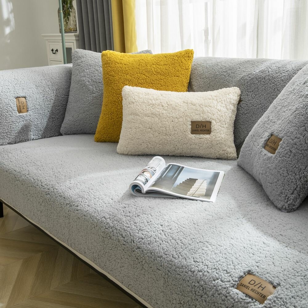 Дивандек накидка на диван угловой и кресло