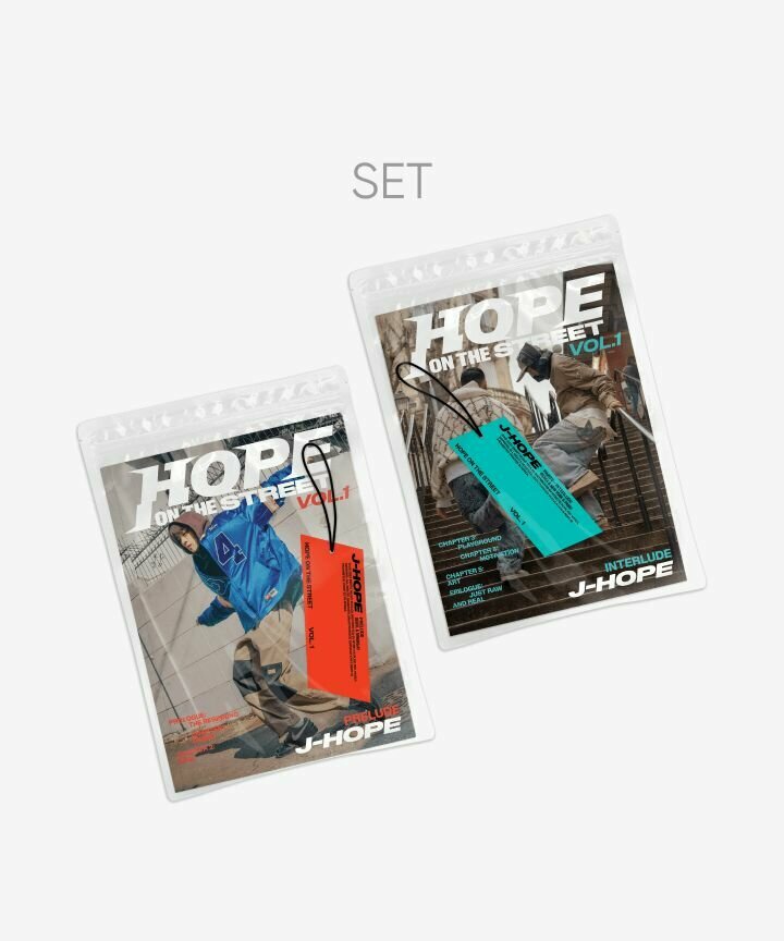 Альбомы-j-hope (BTS) 'HOPE ON THE STREET VOL.1' 2pcs 2 различных версий